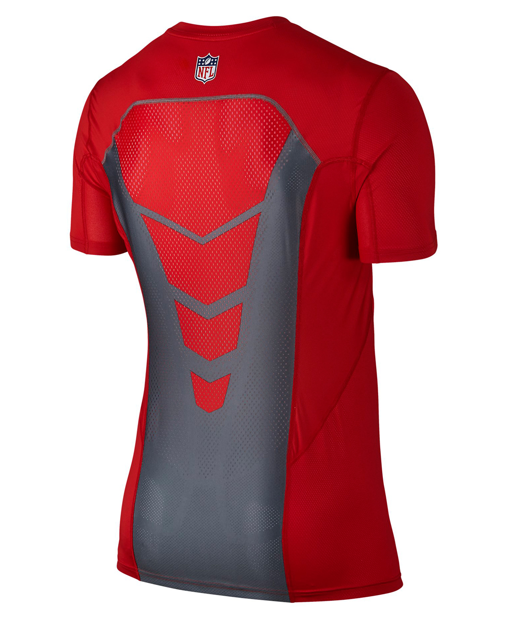 Nike Pro Hypercool Fitted Herren Kompressions-Shirt NFL Chiefs