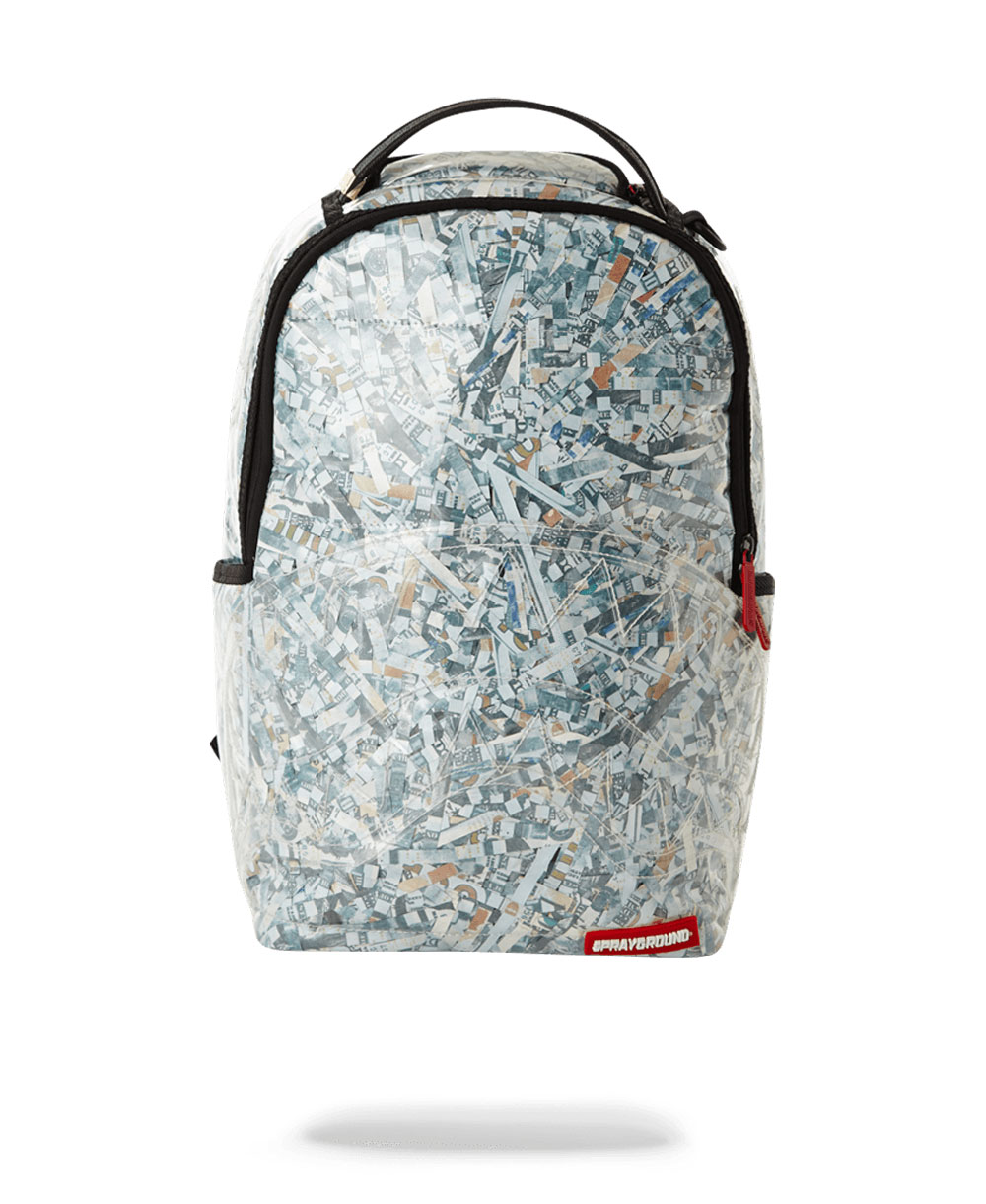 Sprayground White Fire Money Cash Stacks Stash Dope Burning Laptop Bag ...
